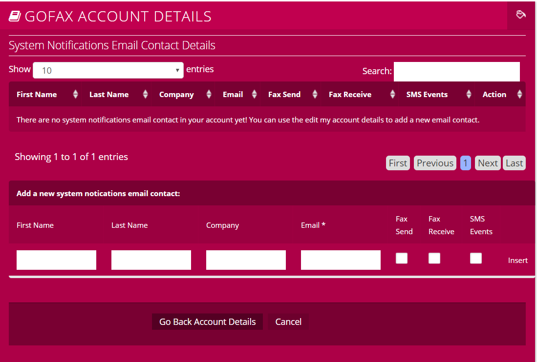 GoFax new features updates for fax & SMS